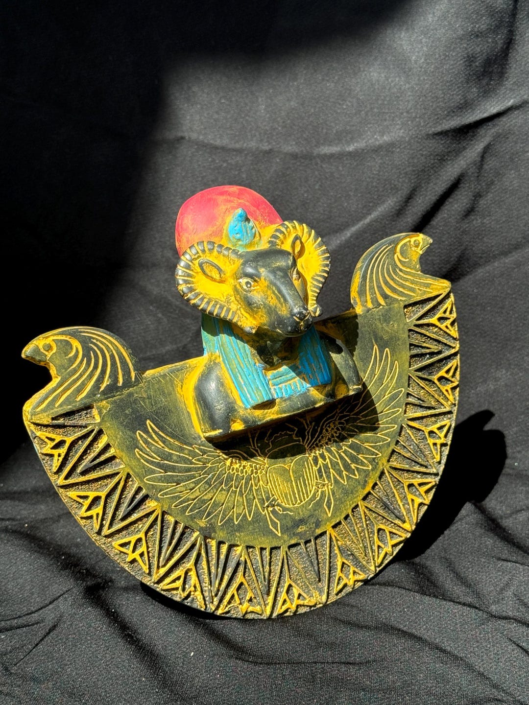 Khnum Sculpture Ram the God of Creation Figurine Handmade Replica ...