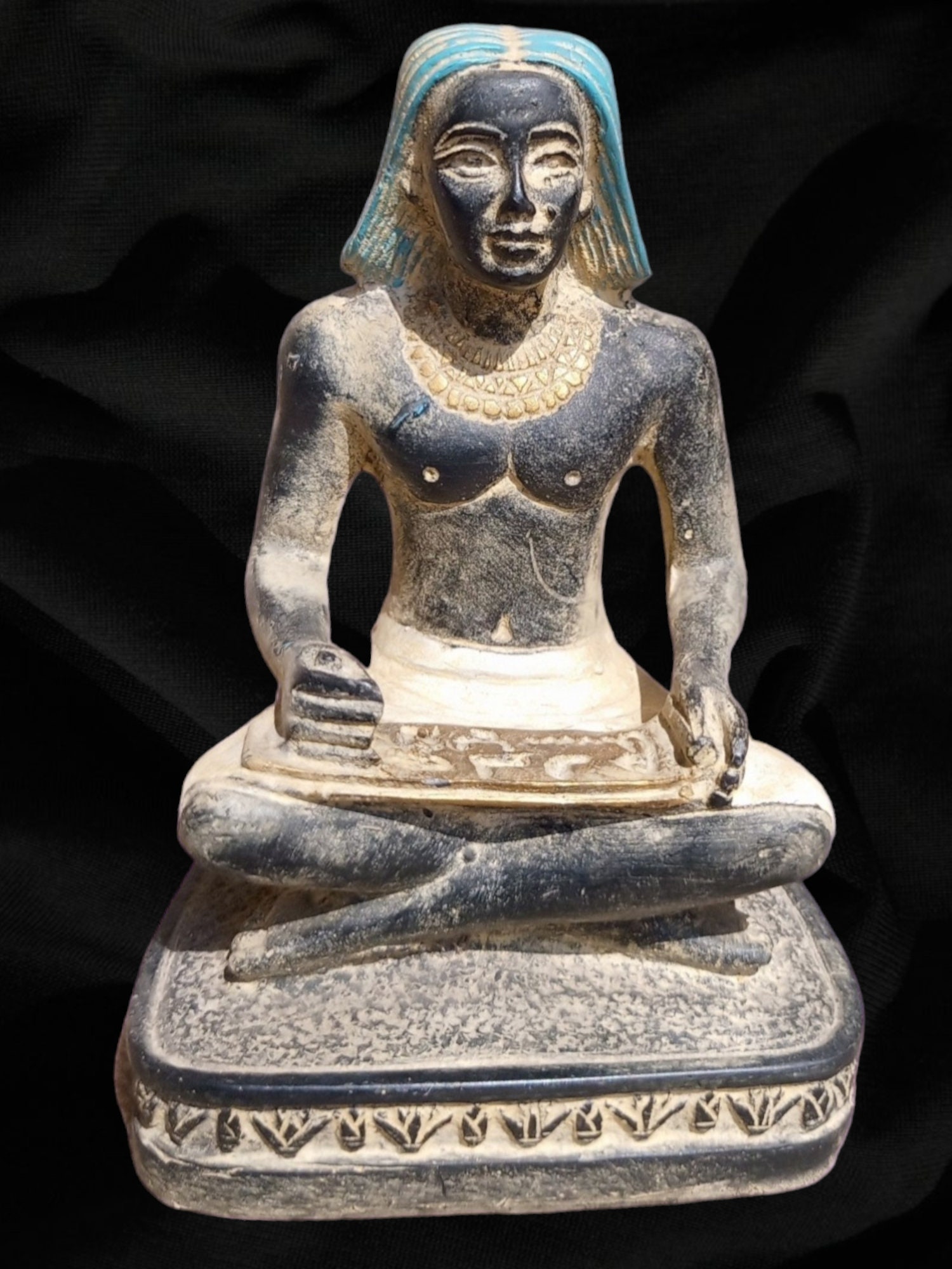The Seated Scribe Ancient Egyptian Scribe Statue Timeless Wisdom the ...