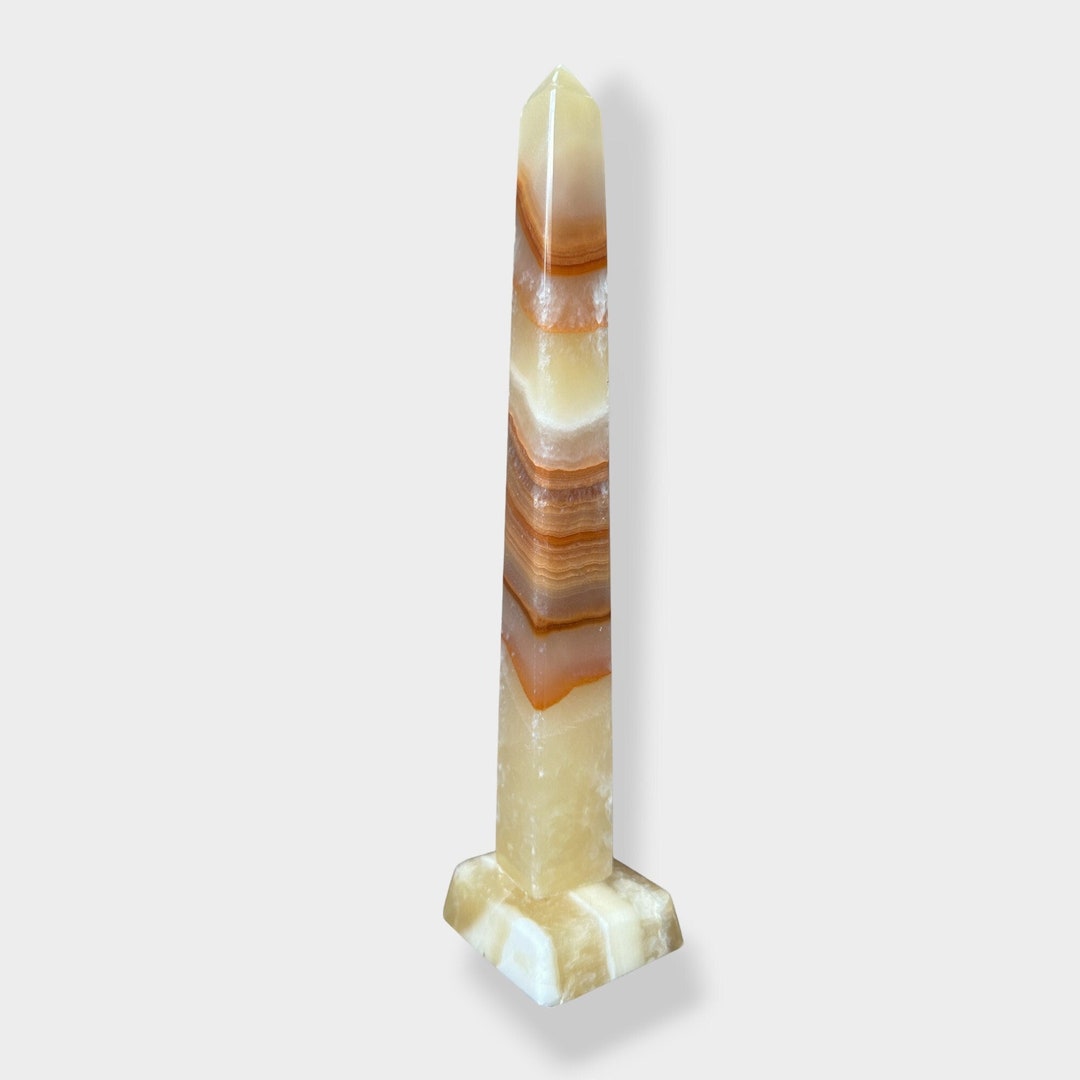 Great Large Alabaster Egyptian Obelisk Best Handmade Ever for Your ...
