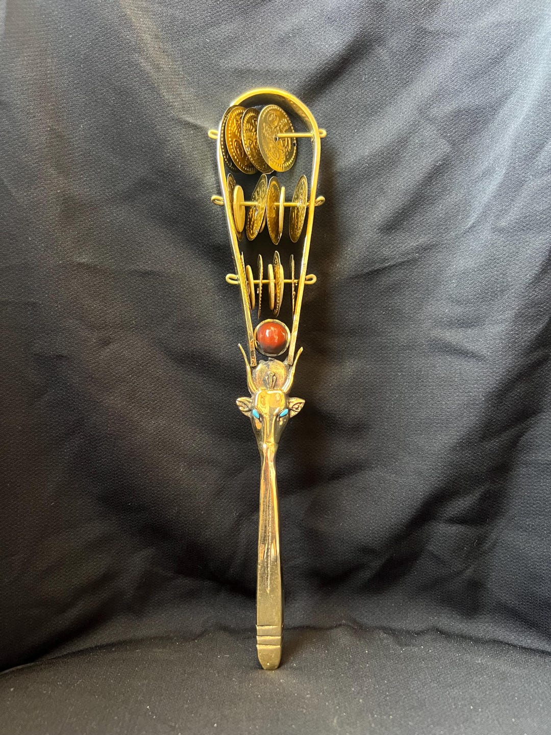 Amazing Goddess Hathor Sistrum Made of Copper With Sundesk - Sacred ...