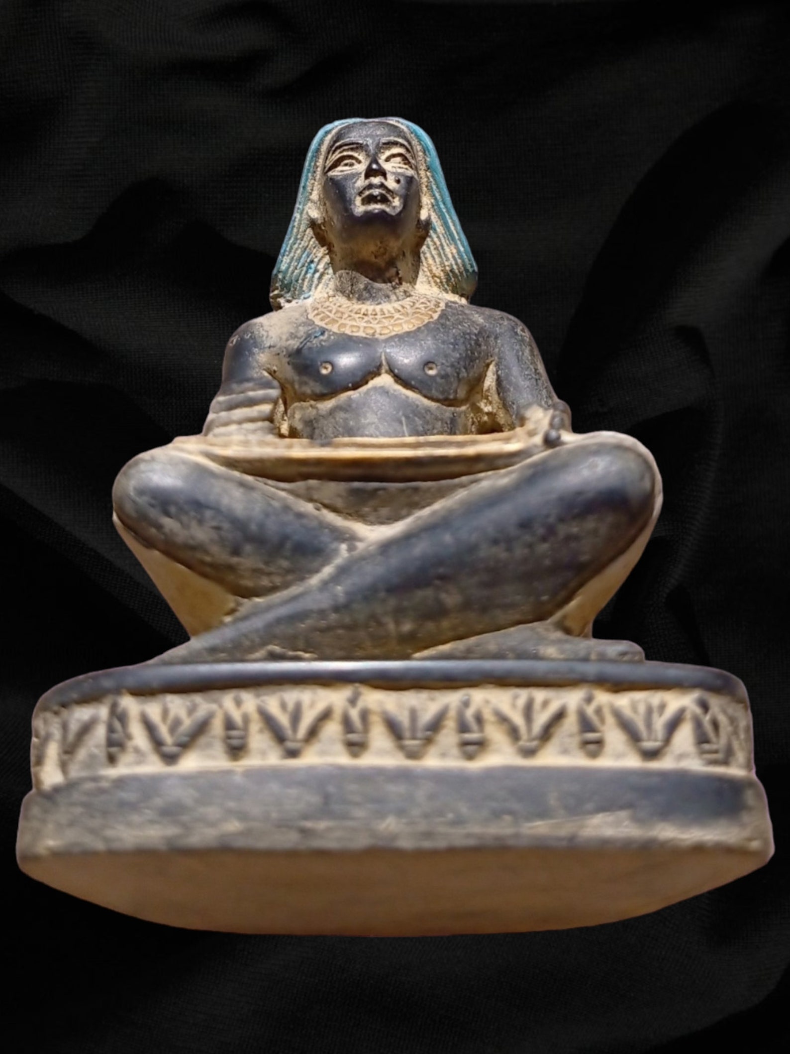 The Seated Scribe Ancient Egyptian Scribe Statue Timeless Wisdom the ...