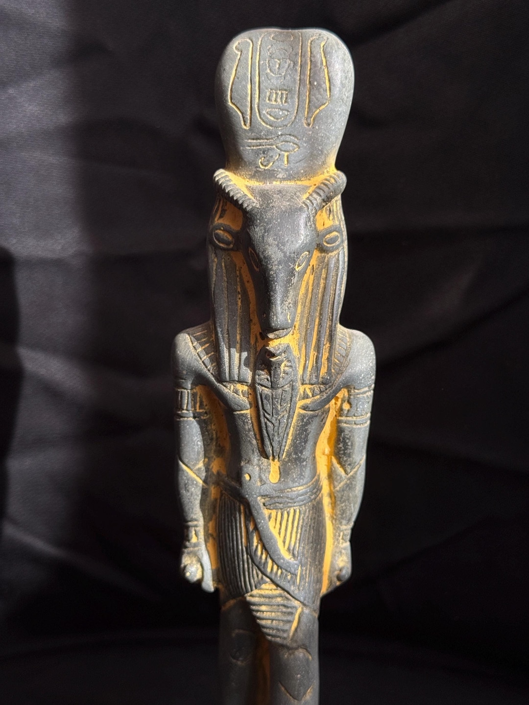 Rare Statue Montu God of War Lord of Medamud Depicted With a Bull’s ...