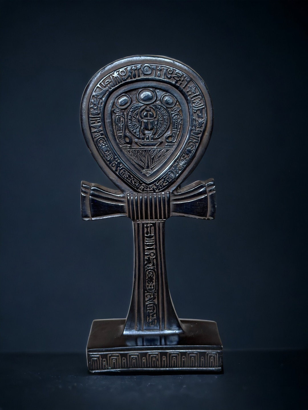 Ankh Key of Life Cross Pharaonic Statue Key of Life Egyptian Altar Key ...