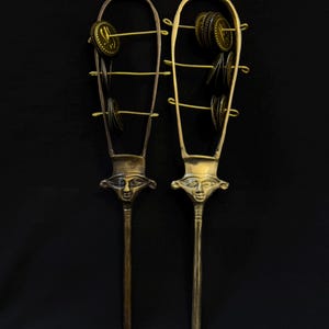 Replica Unique Goddess Hathor Copper Sistrum Made of Copper - Sacred ...