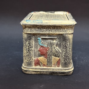 Authentic Treasure Box of Ancient Egyptian Pharaonic Style Treasure ...