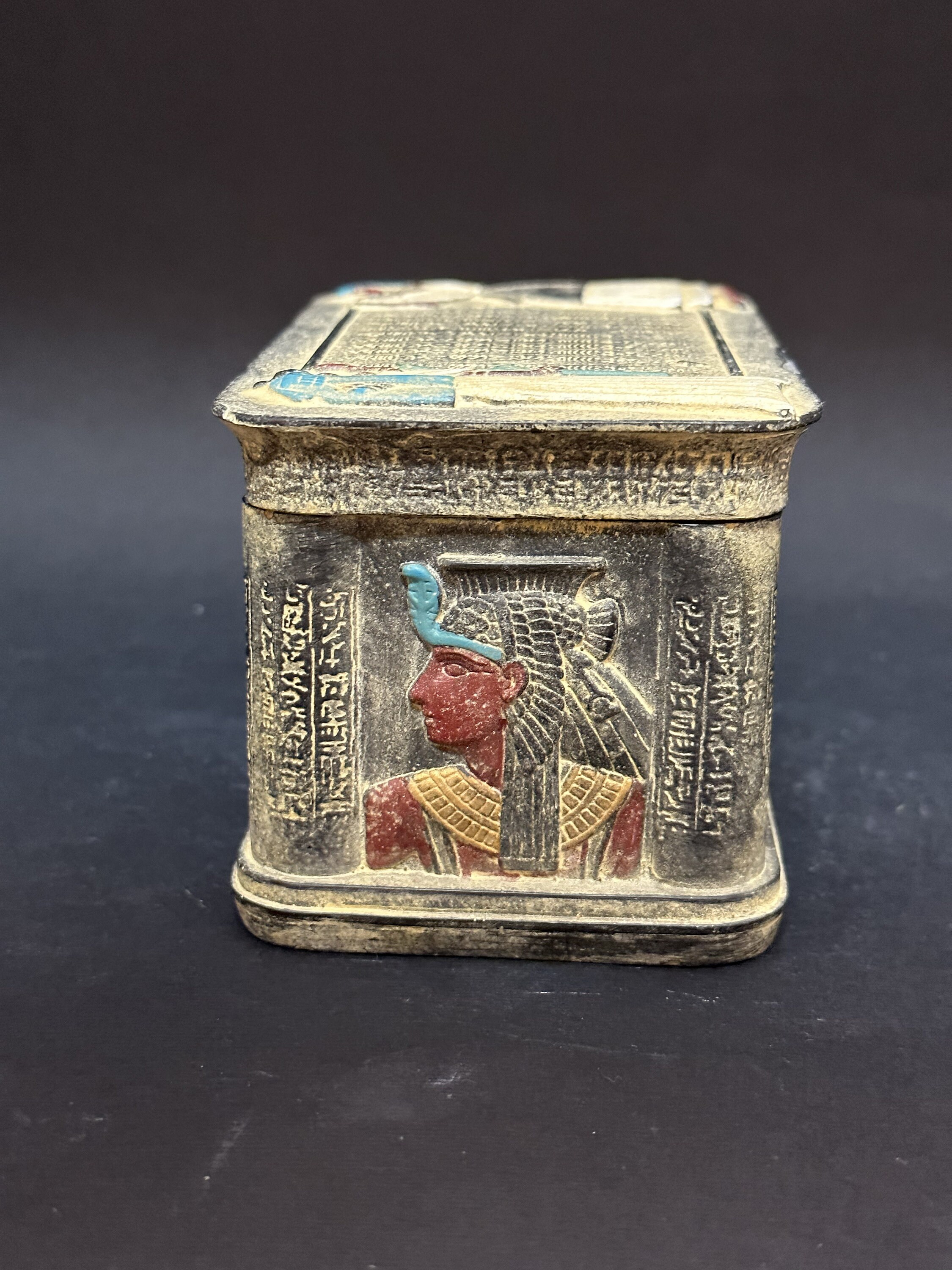 Authentic Treasure Box of Ancient Egyptian Pharaonic Style Treasure ...