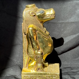 Taweret Hippo Egyptian Goddess of Childbirth Statue Taweret Hippo ...