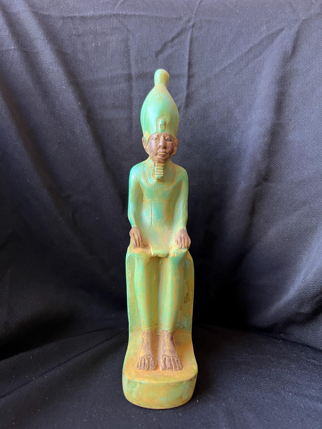 Osiris Statue | Green Egyptian God of Rebirth & Afterlife | Ancient ...