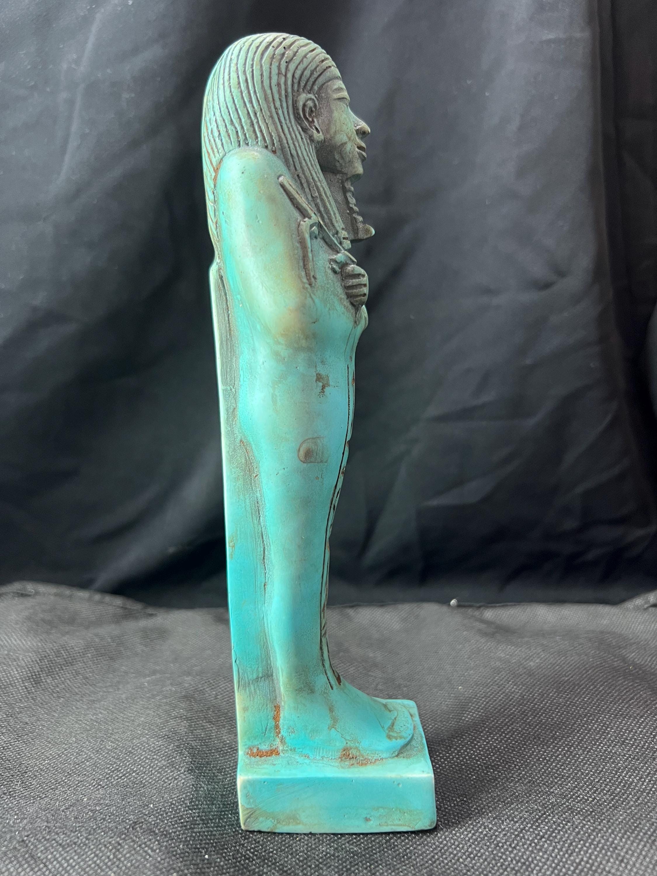 Ancient Egyptian Osiris Ushabti Statue Handcrafted Pharaoh Figurine ...