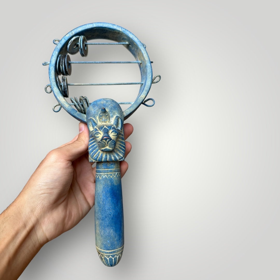 Gorgeous Sistrum of Goddess Sekhmet Musical Instrument Great Sound ...
