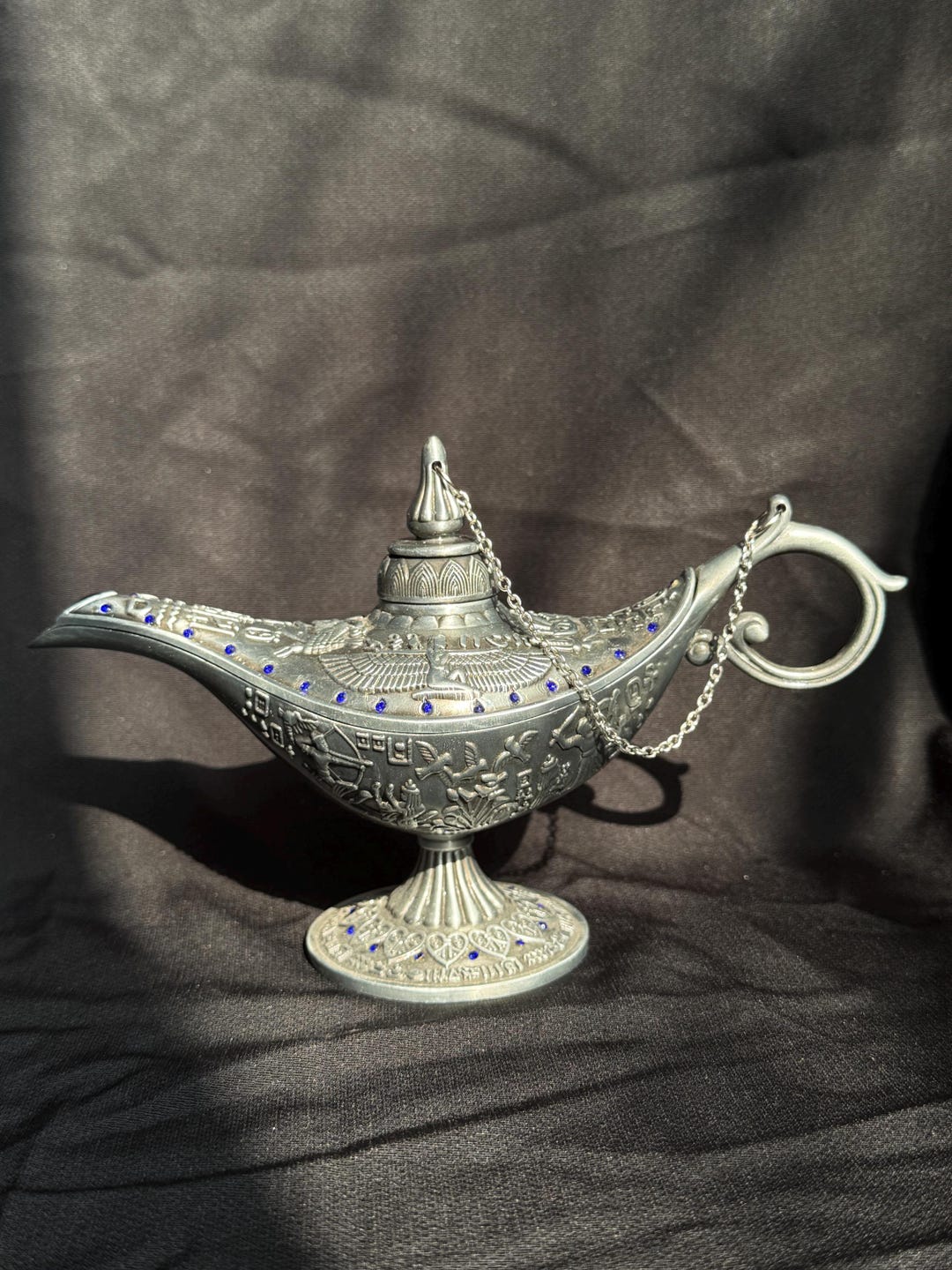 Handmade Aladdin Magic Lamp Genie Lamp Antique Oil Lamp Brass ...