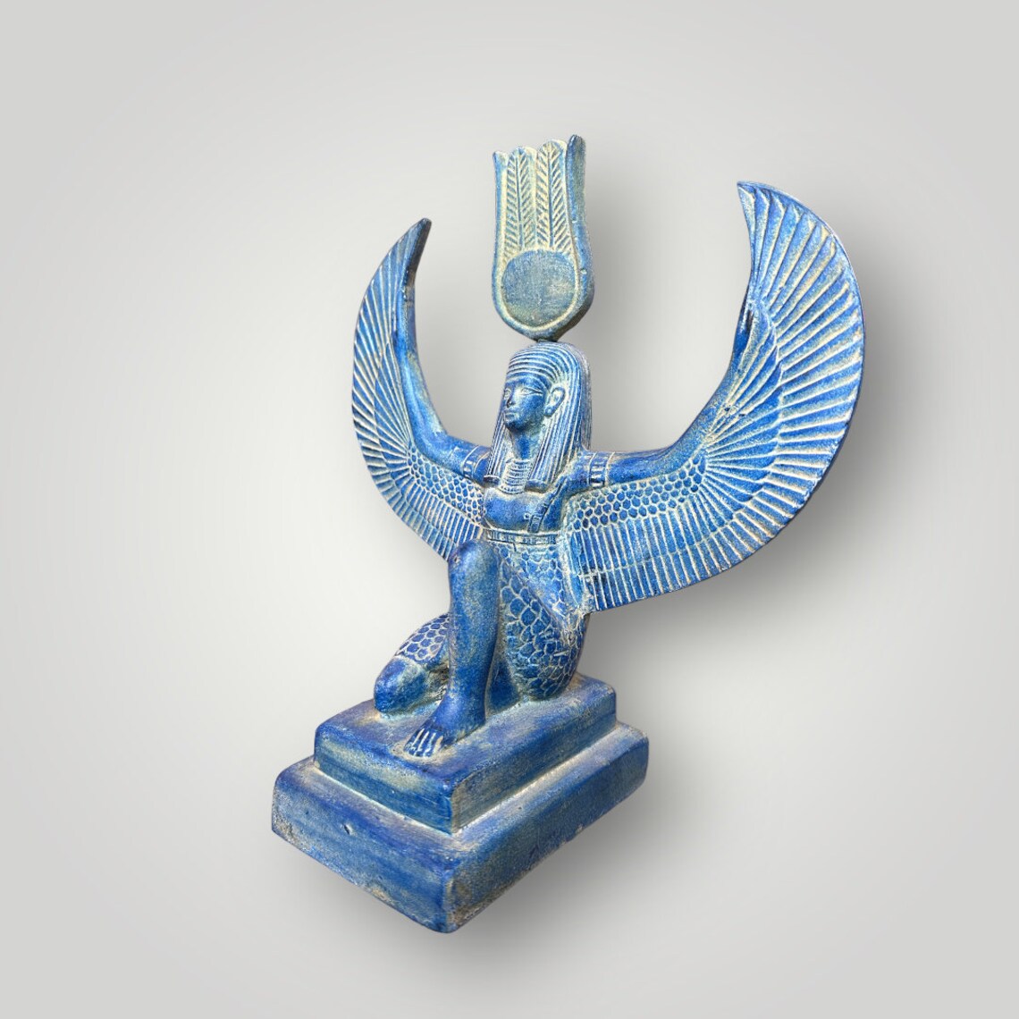Unique Statue of Egyptian Goddess Maat With Open Wings Goddess of Truth ...
