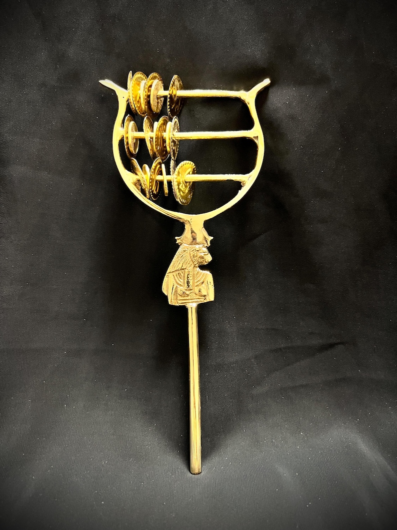 Sekhmet Sistrum Ancient Egyptian Ritual Instrument Made in Egypt - Etsy