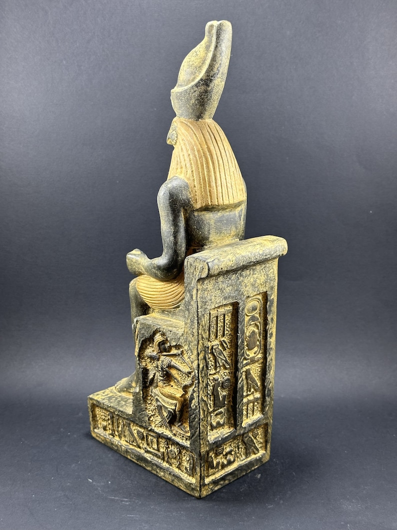 Statue Horus Falcon Headed God of Sky Standing Unique Art - Etsy