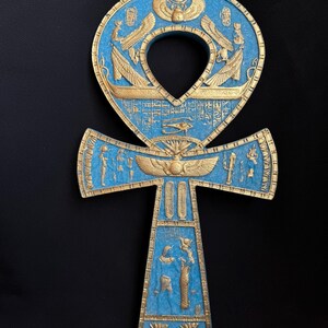 Unique Ankh Key of Life With Pharaonic Symbols Home Decor Egyptian ...