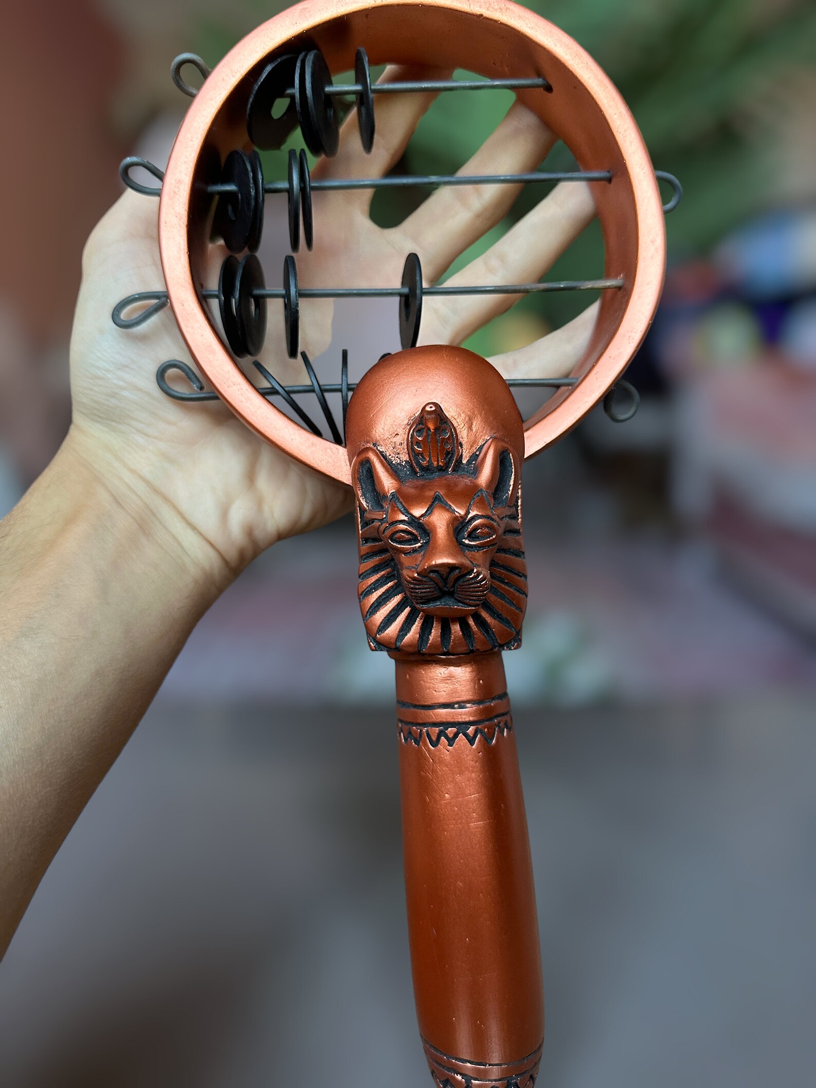 Gorgeous Sistrum of Goddess Sekhmet Musical Instrument Great Sound ...