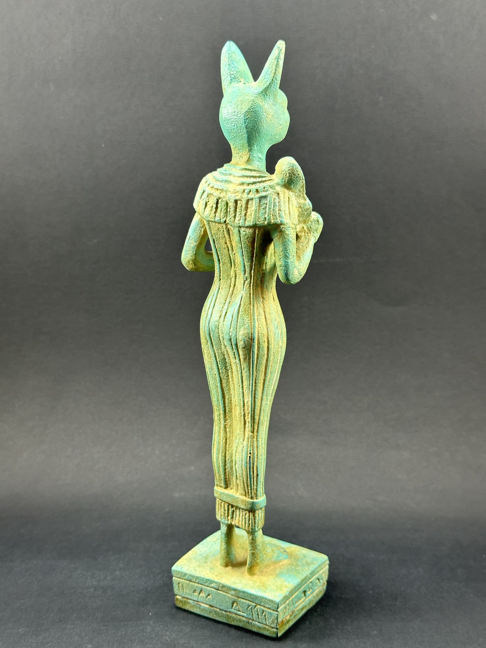 Egyptian Set of Bastet Statues Standing Bastet Statue Free - Etsy