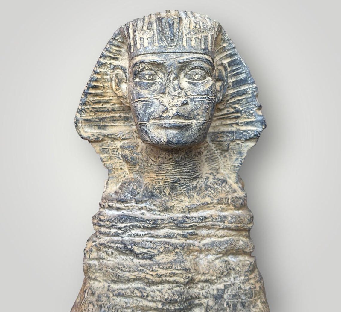 Unique Egyptian Sphinx Replica Statue Sphinx Statuette Sphinx of Giza ...