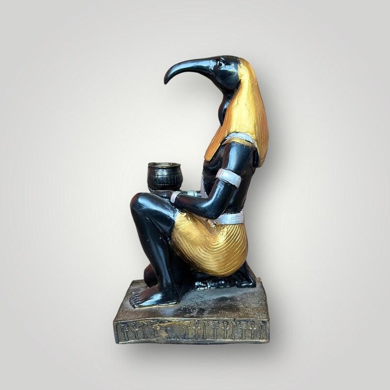 Thoth Unique Egyptian Statue of God Thoth God of Knowledge and Wisdom ...
