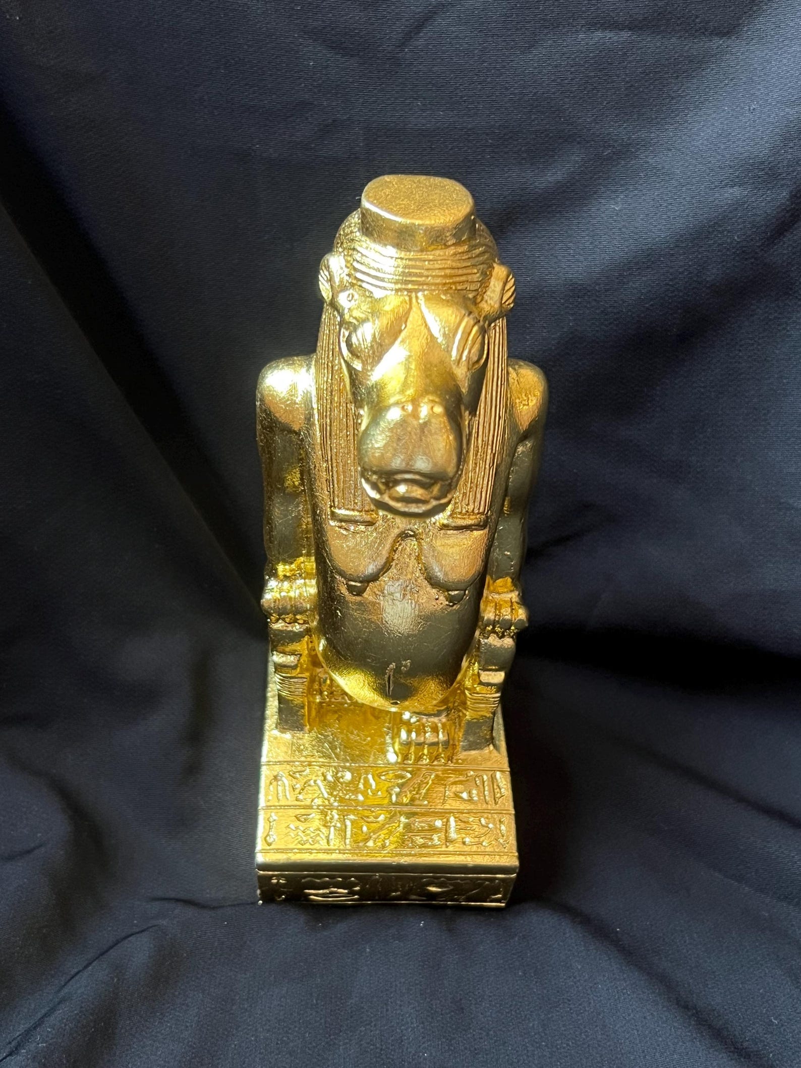 Taweret Hippo Egyptian Goddess of Childbirth Statue Taweret Hippo ...
