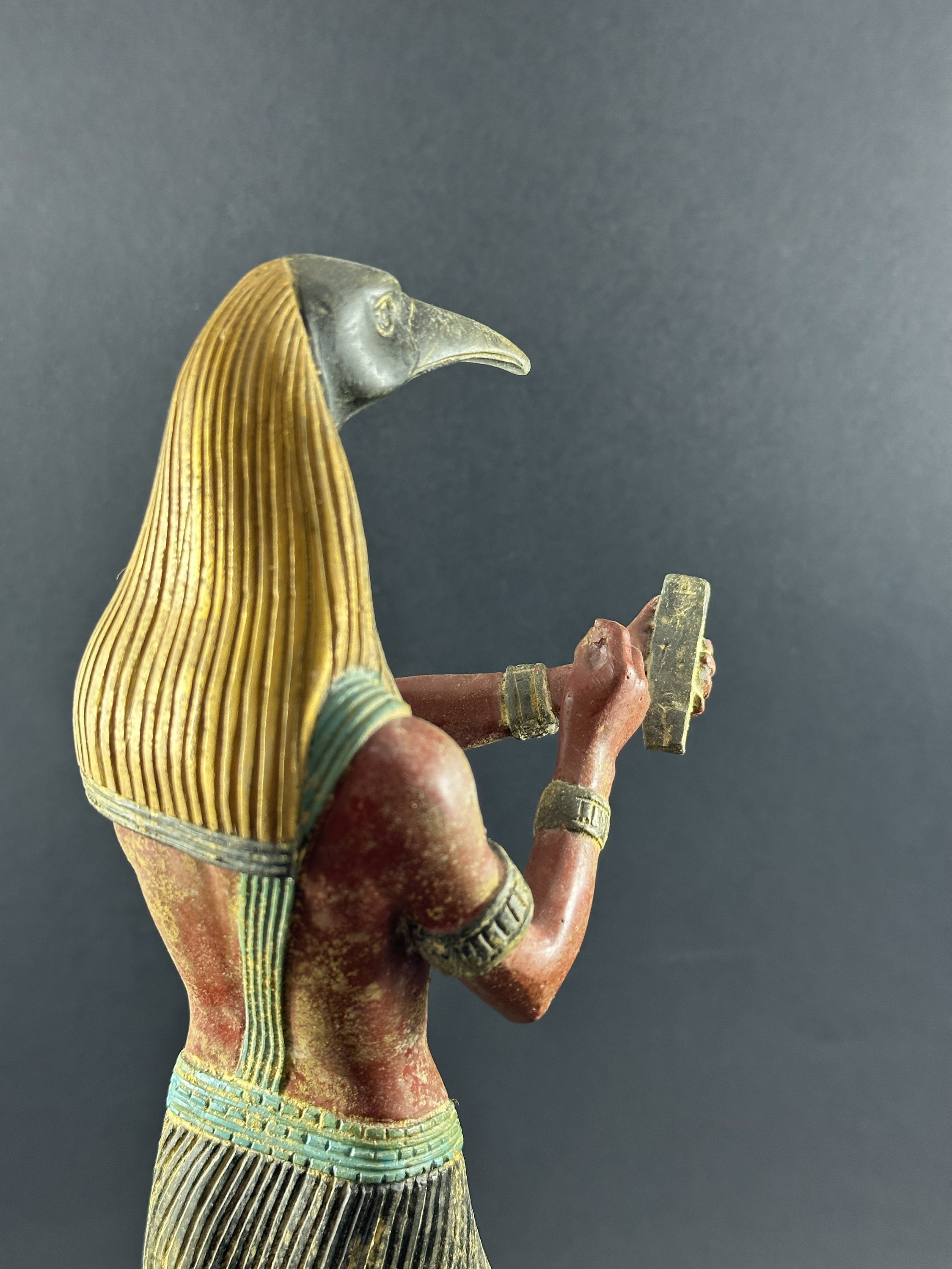 Egyptian God Thoth Statue Deity of Wisdom and Writing in Ancient Egypt ...