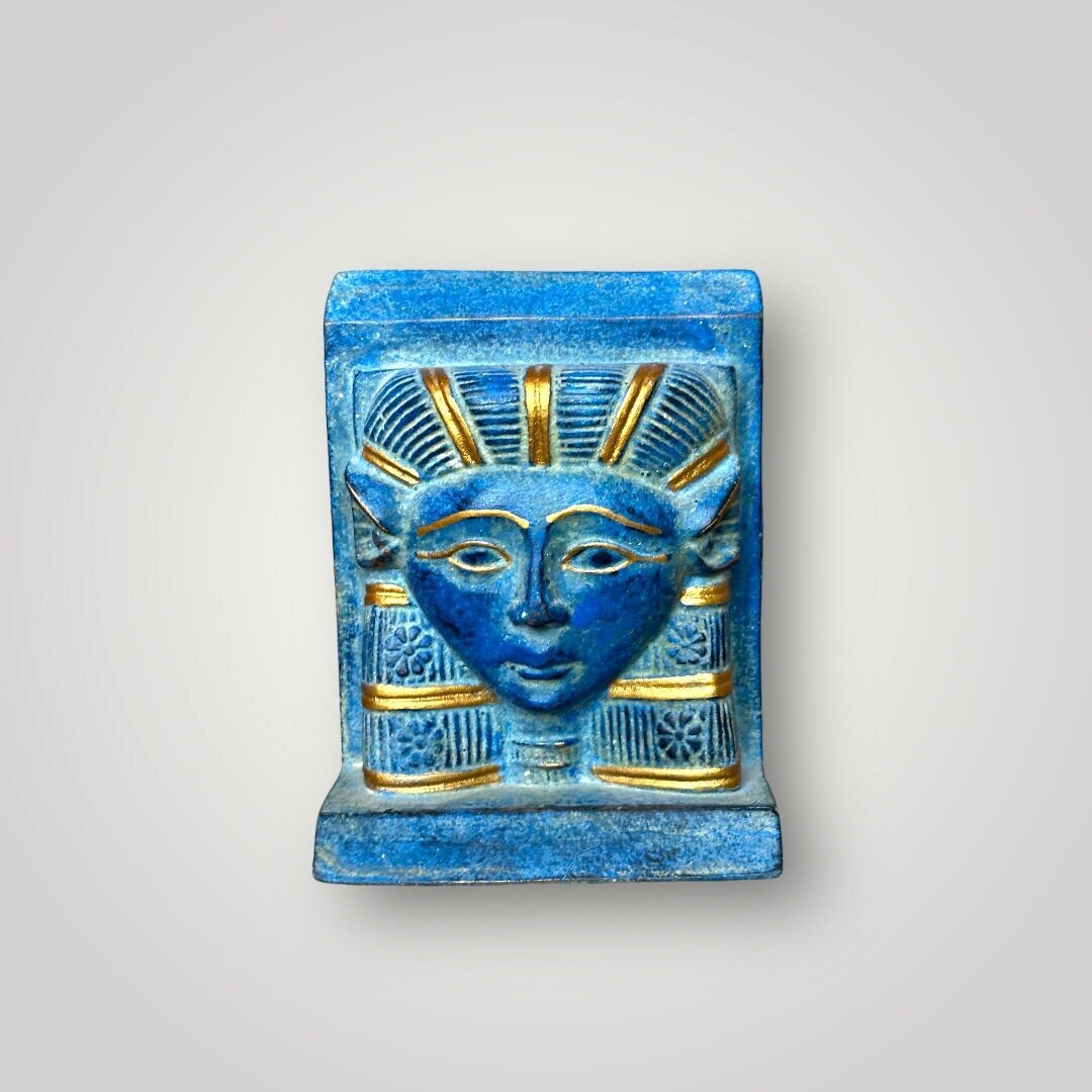 Unique Goddess Hathor Statue Face Hathor Mask Sculpture Hathor Head ...
