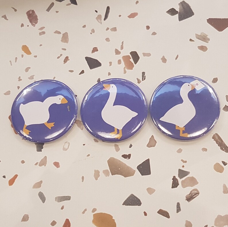 Untitled Goose Game Badges (58mm) - Etsy