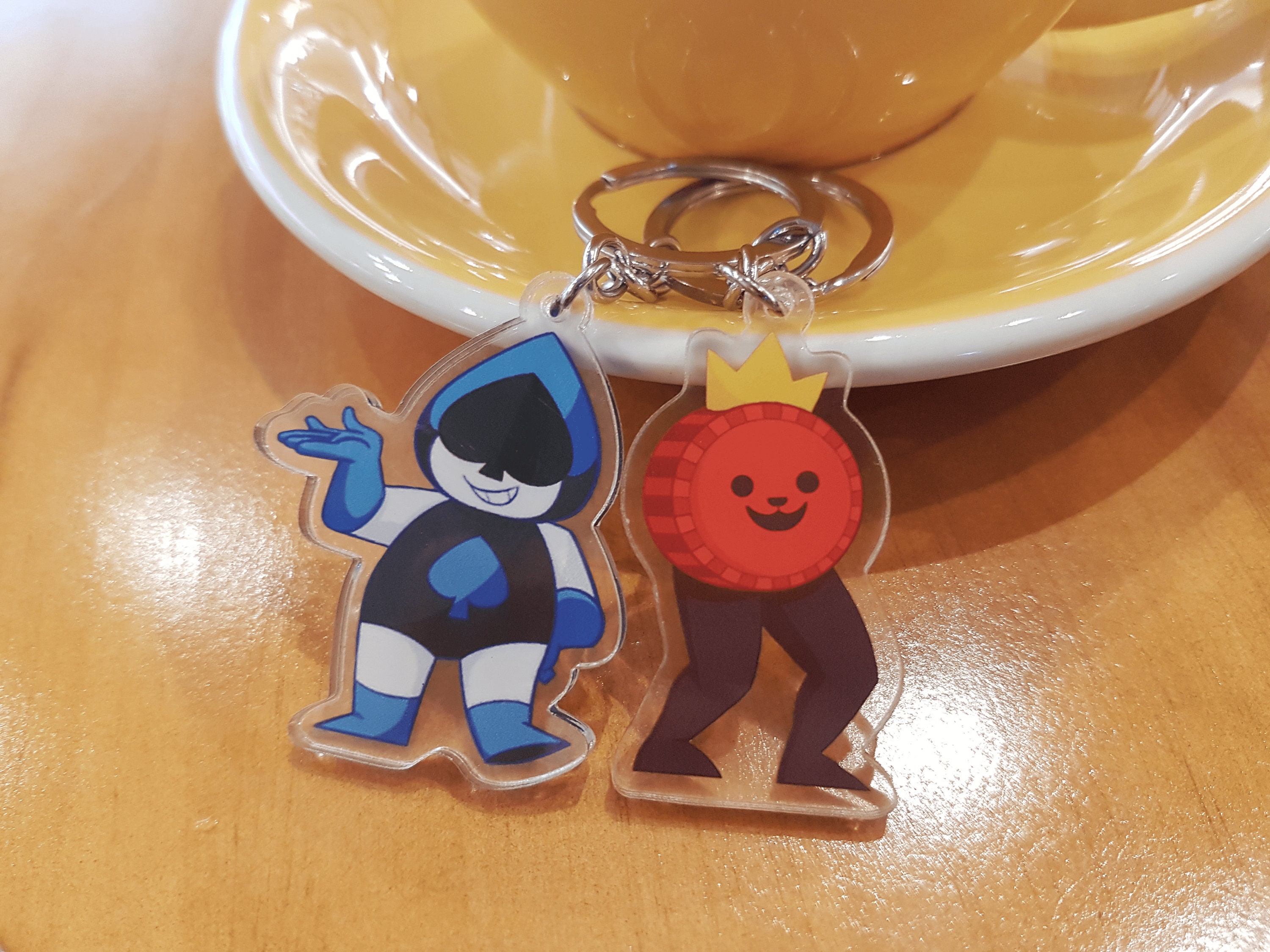 Deltarune Squad Acrylic Keychain Charms - Etsy
