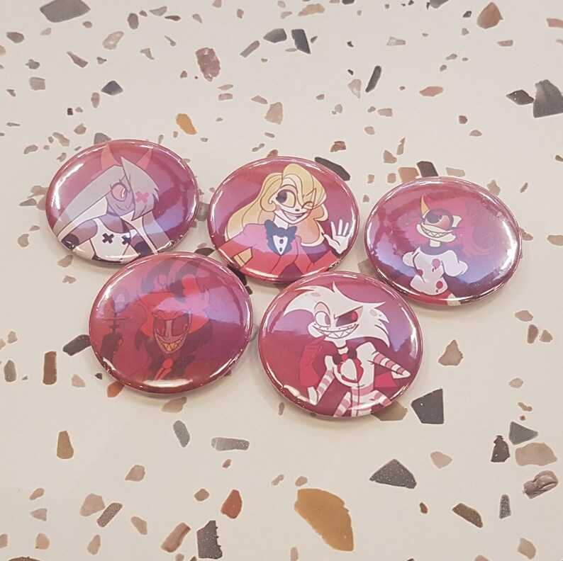 Hazbin Hotel Badges (58mm) - Etsy