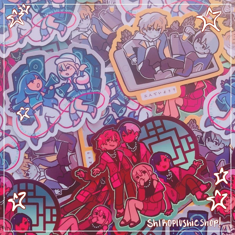 Pjsk Stickers - Etsy