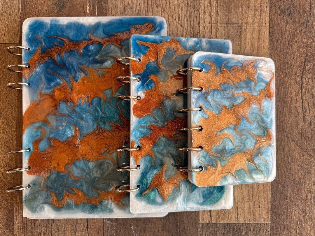 Set of 3 Custom Resin Notebooks for Journaling, to Do List, and ...