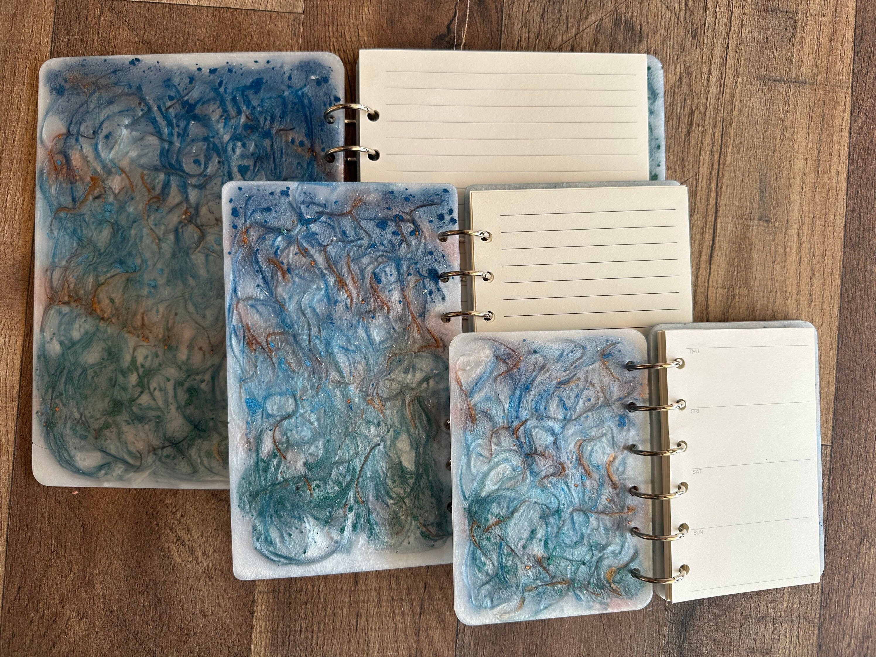 Set of 3 Custom Resin Notebooks for Journaling, to Do List, and ...