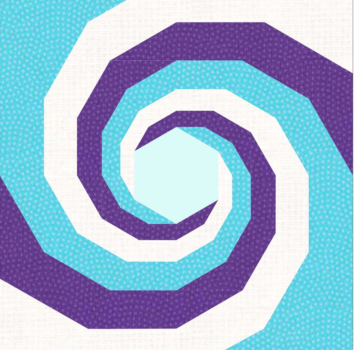 Vortex Quilt Block - 4 Sizes & 3 Variations - Foundation Paper Pieced ...