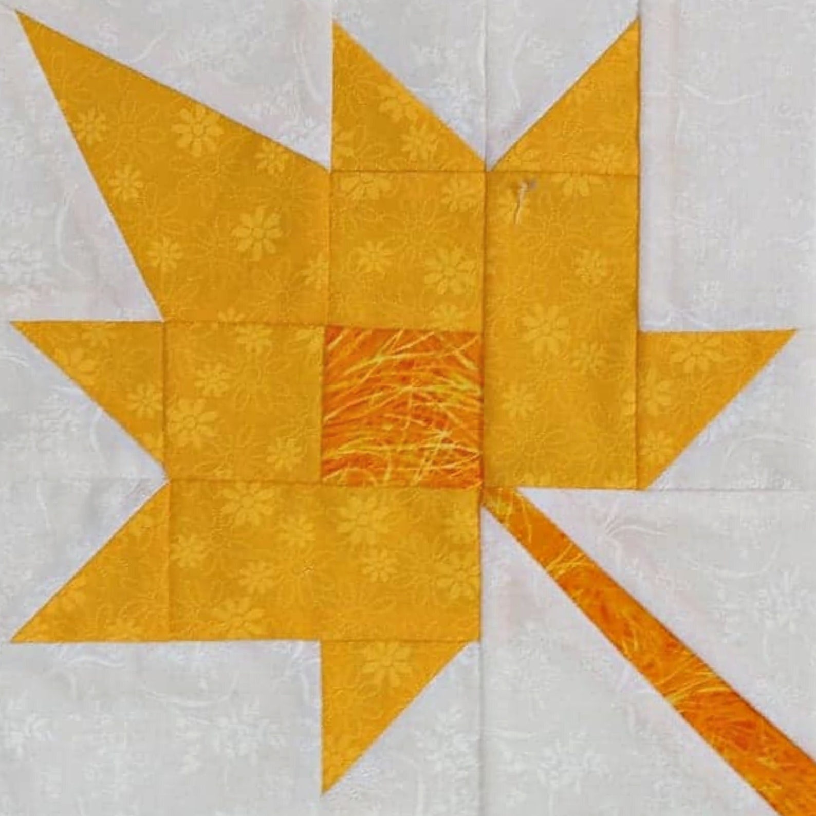 Maple Leaf Quilt Block - Foundation Paper Piecing - Etsy