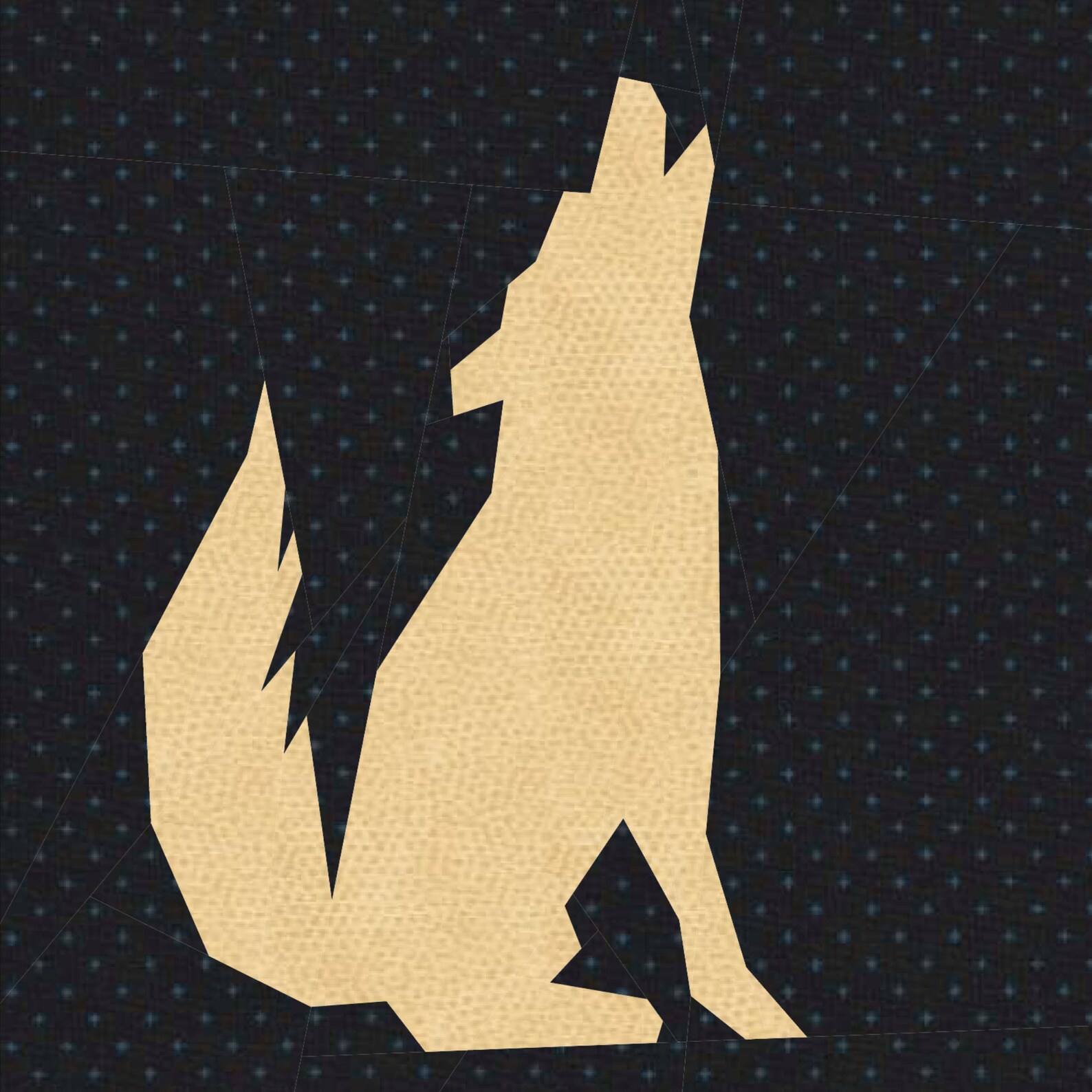 Coyote - Foundation Paper Pieced Digital Pattern - Etsy