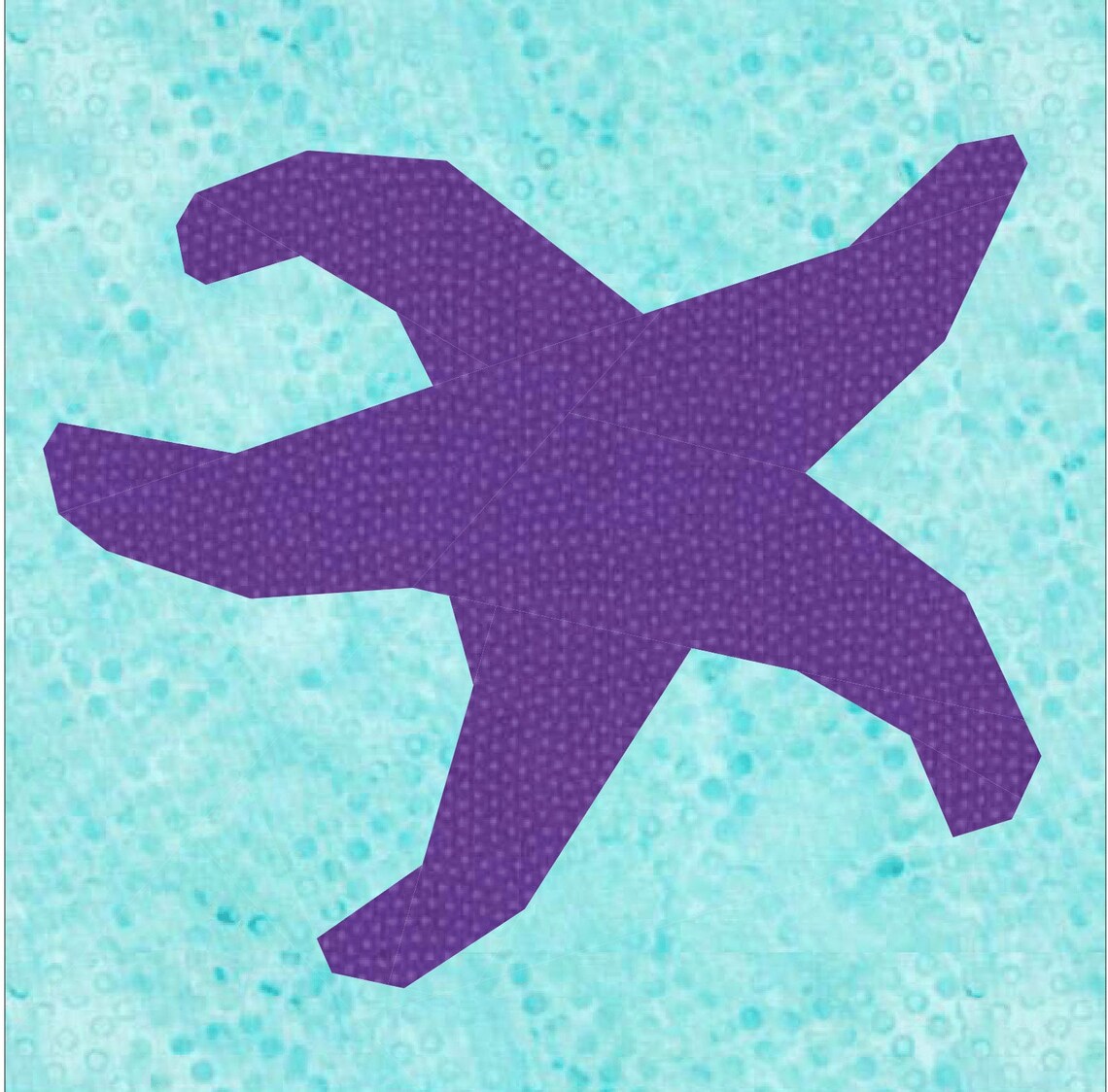 Starfish Quilt Block - Foundation Paper Pieced Digital Pattern - Etsy