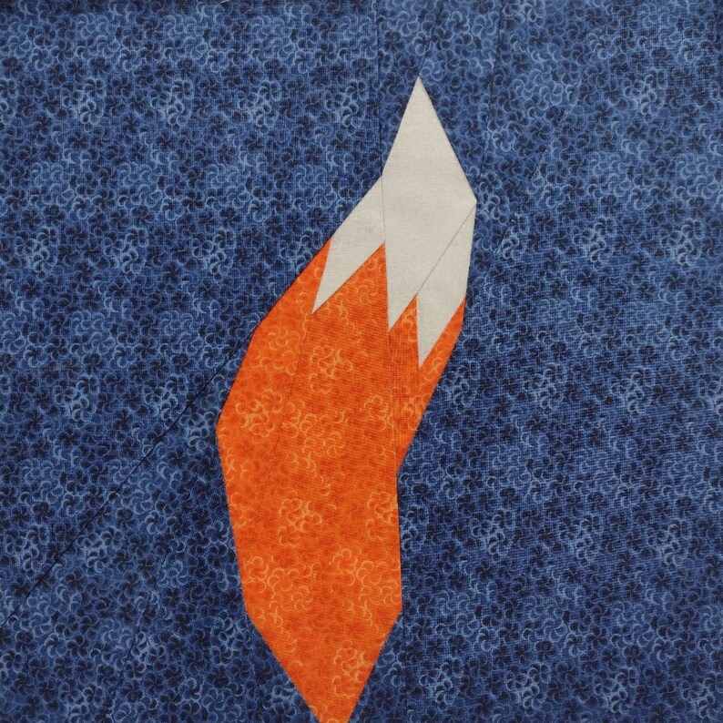 Tails Quilt: Fox Foundation Paper Pieced Digital Pattern - Etsy