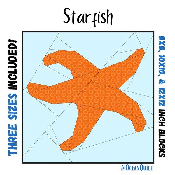 Ocean Quilt Pattern - Etsy