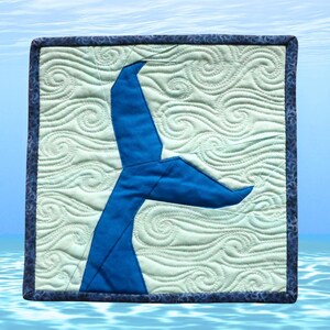 Tails: Whale Mini-quilt Wall Hanging - Etsy