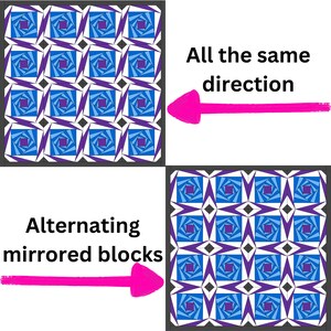 Vortex 2.0 Quilt Block - Foundation Paper Pieced Digital Pattern - 2 ...