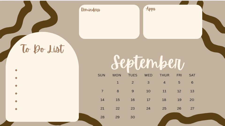 Fall Desktop Wallpaper Organizer - Etsy