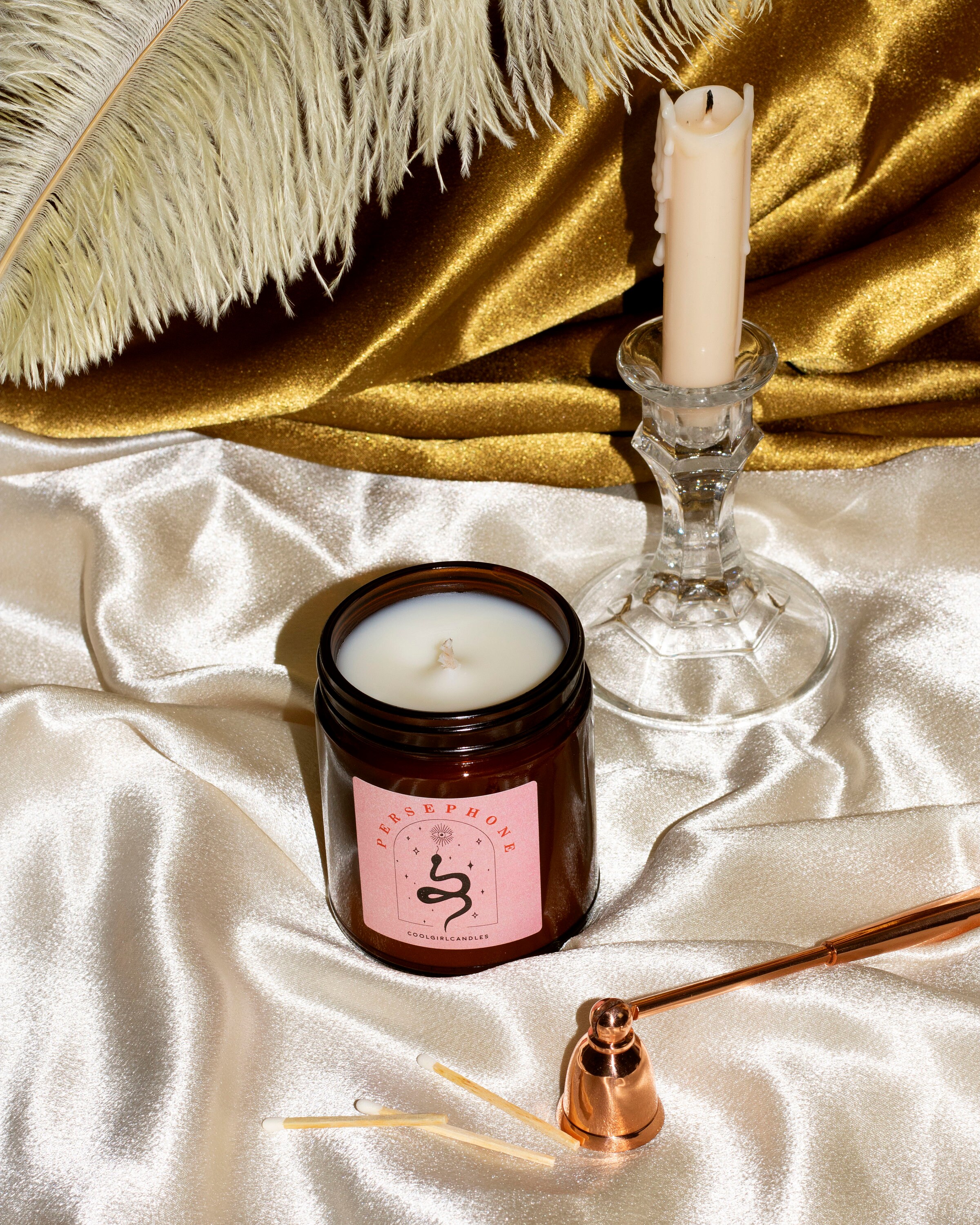 PERSEPHONE CANDLE Fall Candles With Essential Oils Witchy - Etsy