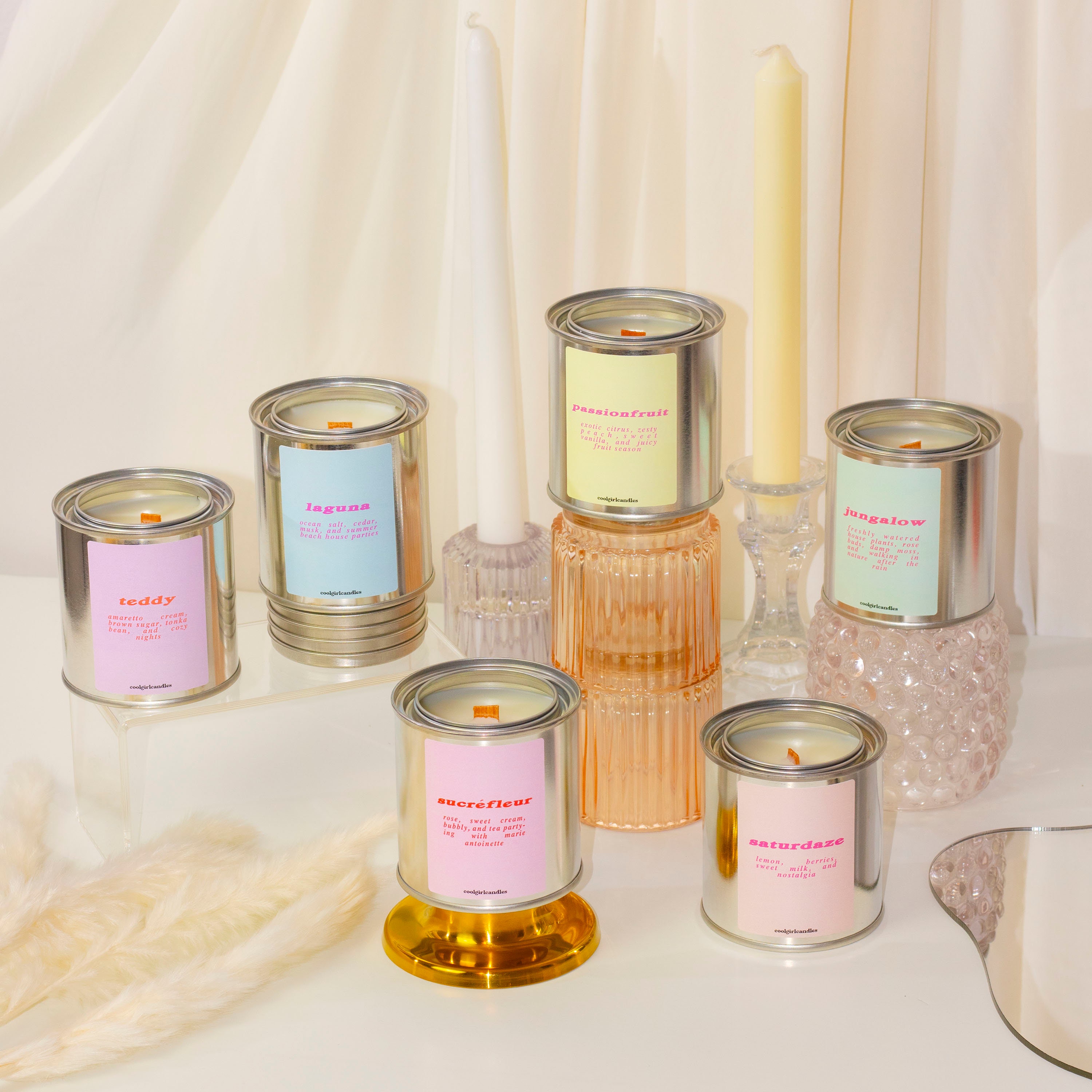 Jungalow | Paint Can Candle Wooden Wick Candle | Fresh Candle | Room ...