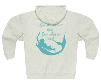 Mermaid Hoodie Zip - Etsy