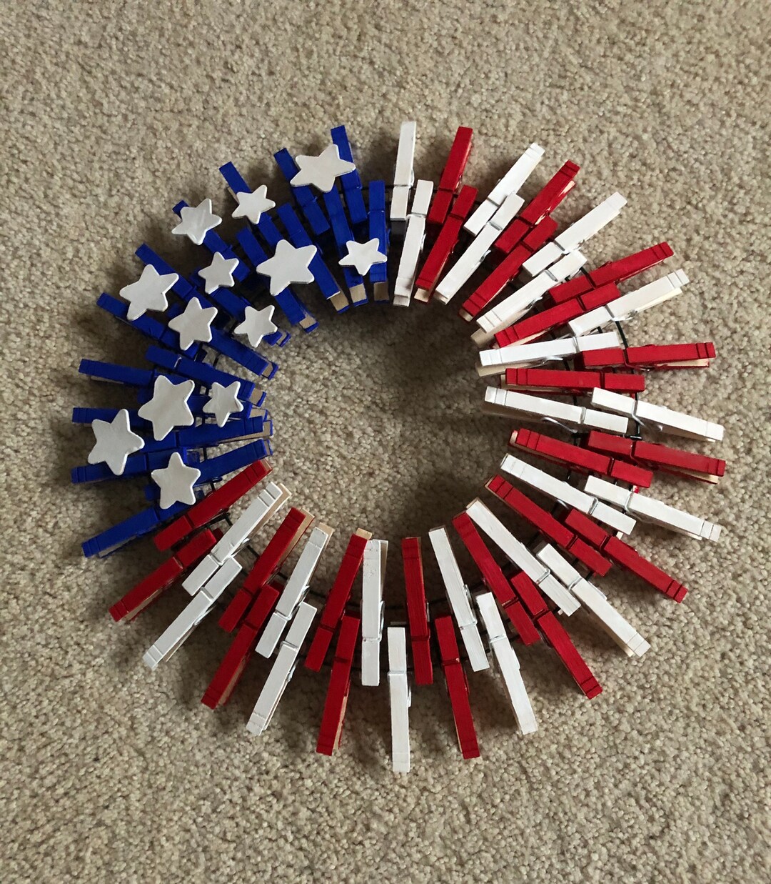 Patriot Wreath - Etsy
