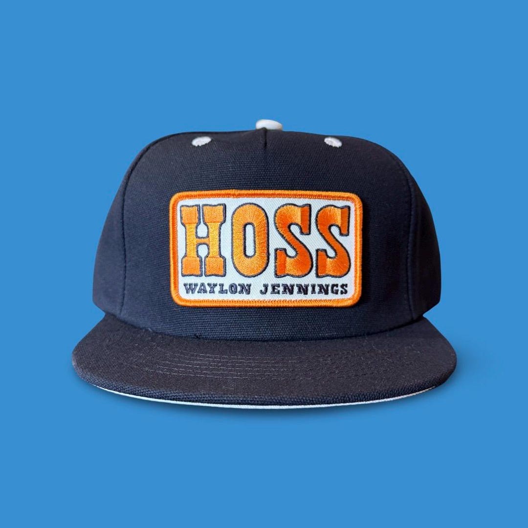 Waylon Jennings "hoss" Cap Officially Licensed - Etsy