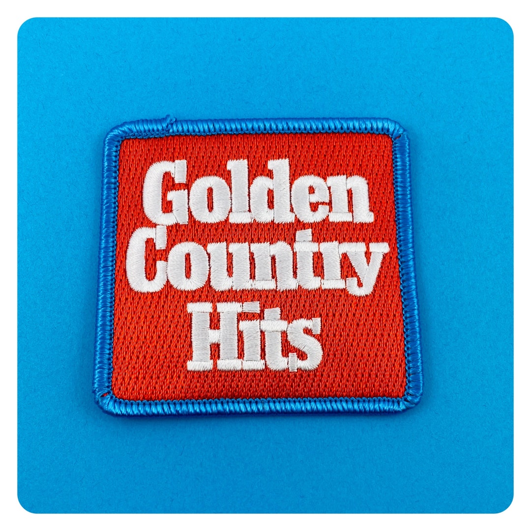 Golden Country Hits Red Country Music Album Inspired Iron on Patch - Etsy