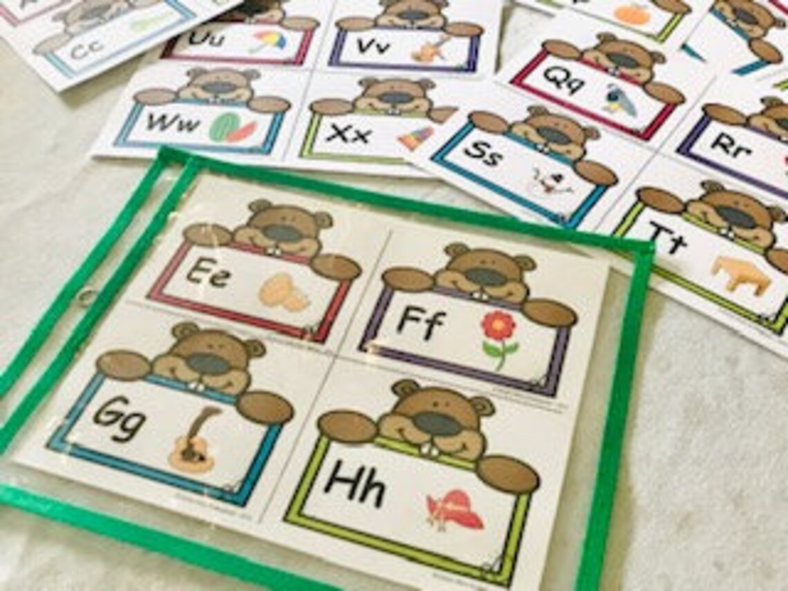 Alphabet Play Dough Mats, Groundhog Day Theme, Toddlers Preschool ...