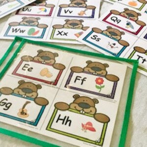 Alphabet Play Dough Mats, Groundhog Day Theme, Toddlers Preschool ...