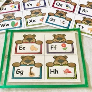 Alphabet Play Dough Mats, Groundhog Day Theme, Toddlers Preschool ...